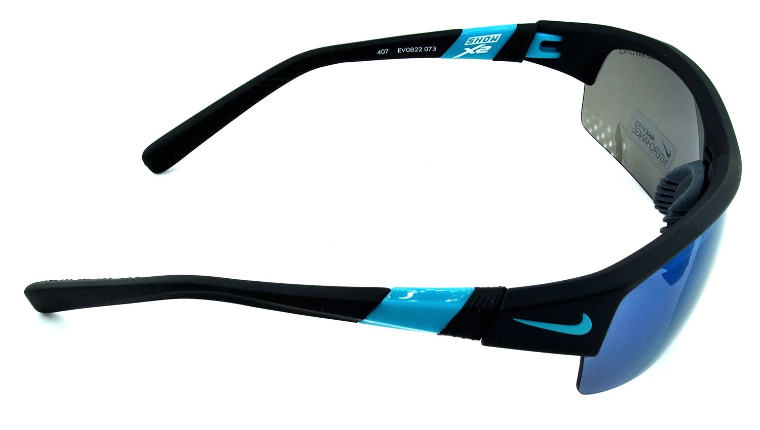 Купить Очки Nike Show X2 R Grey W/Sky Blue Flash/Clear Lens Matte Black ...
